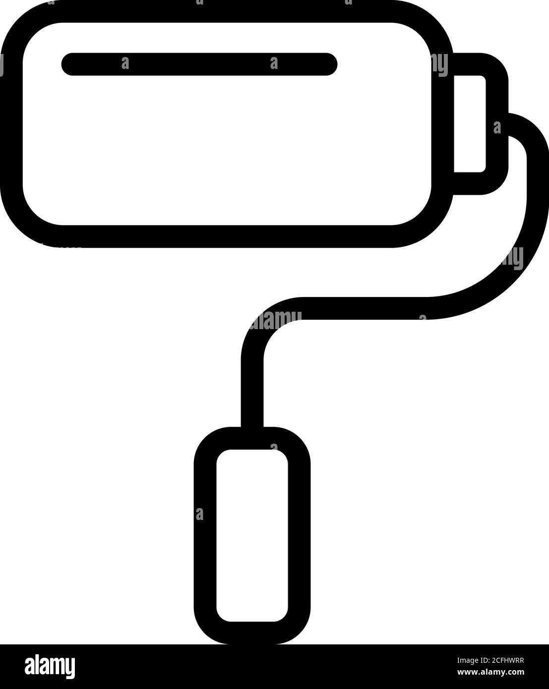 Roller icon, outline style Stock Vector Image & Art - Alamy