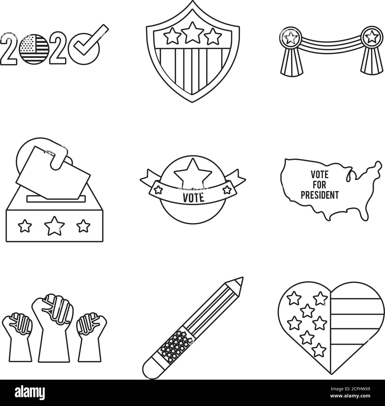 Election campaign event set design hi-res stock photography and images ...