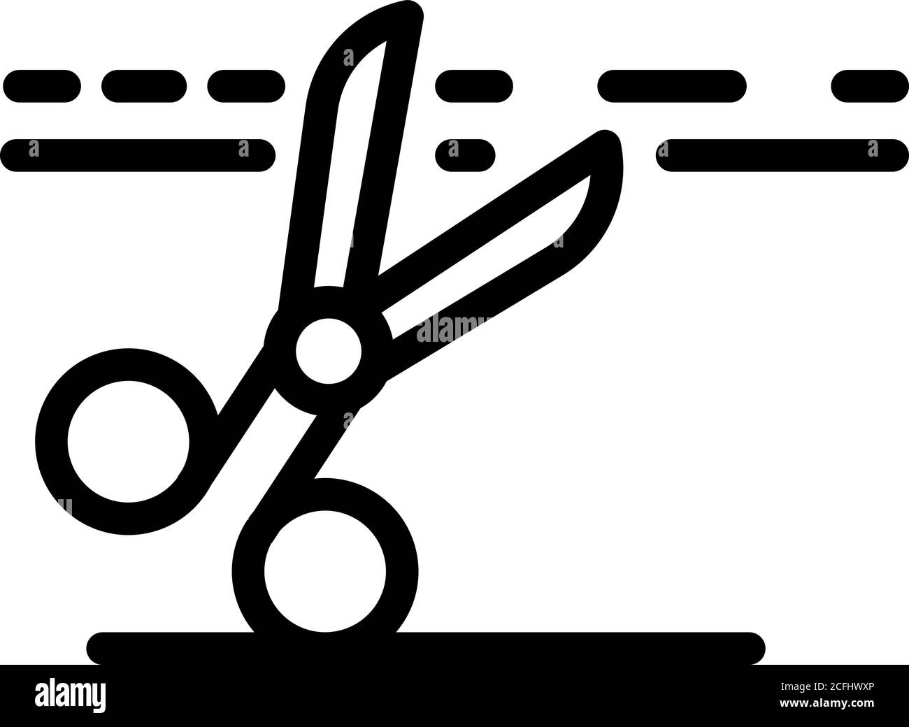 Scissors negative Cut Out Stock Images & Pictures - Alamy