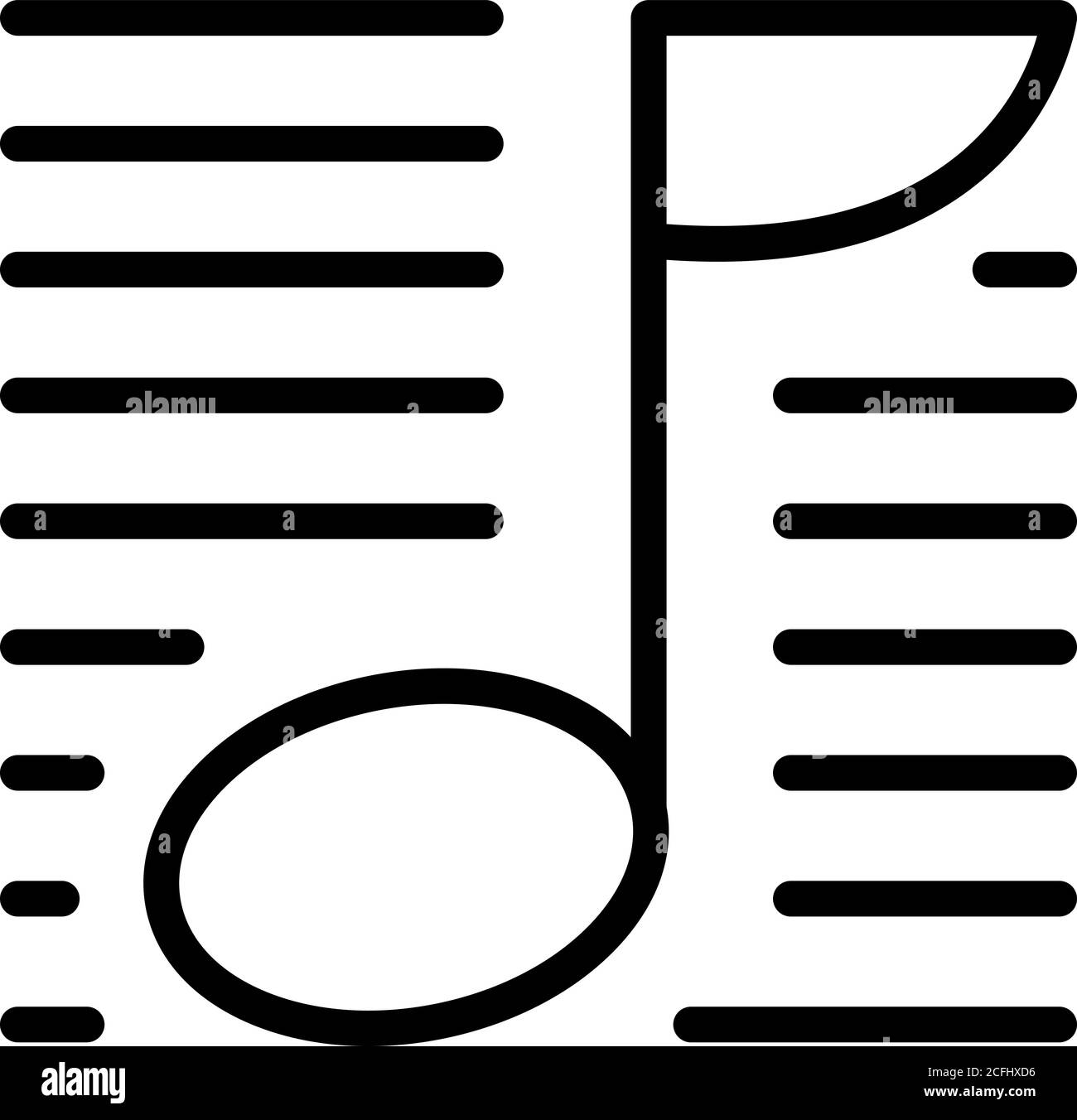 Music gallery icon, outline style Stock Vector Image & Art - Alamy