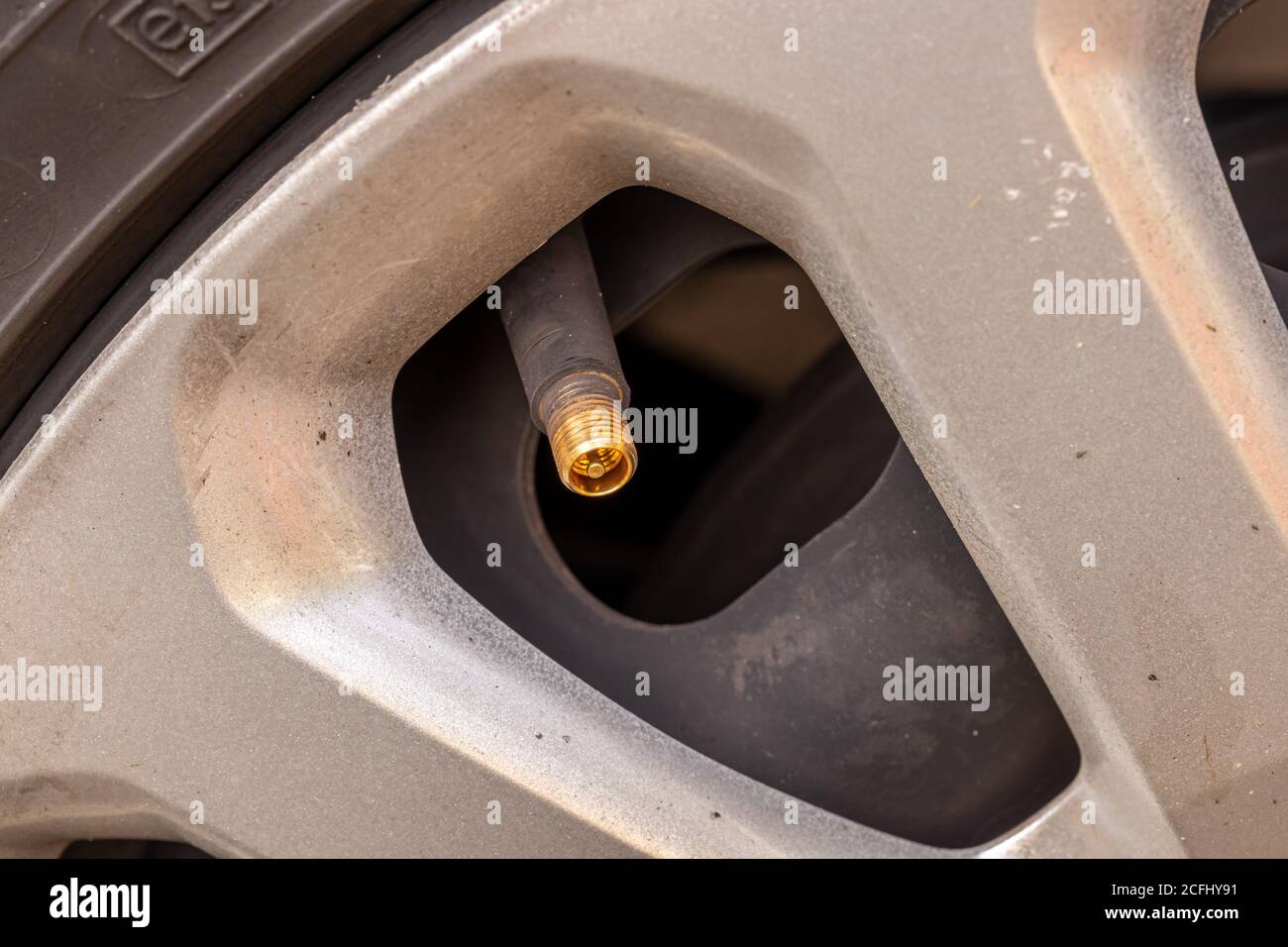 Filling up a tire High Resolution Stock Photography and Images - Alamy