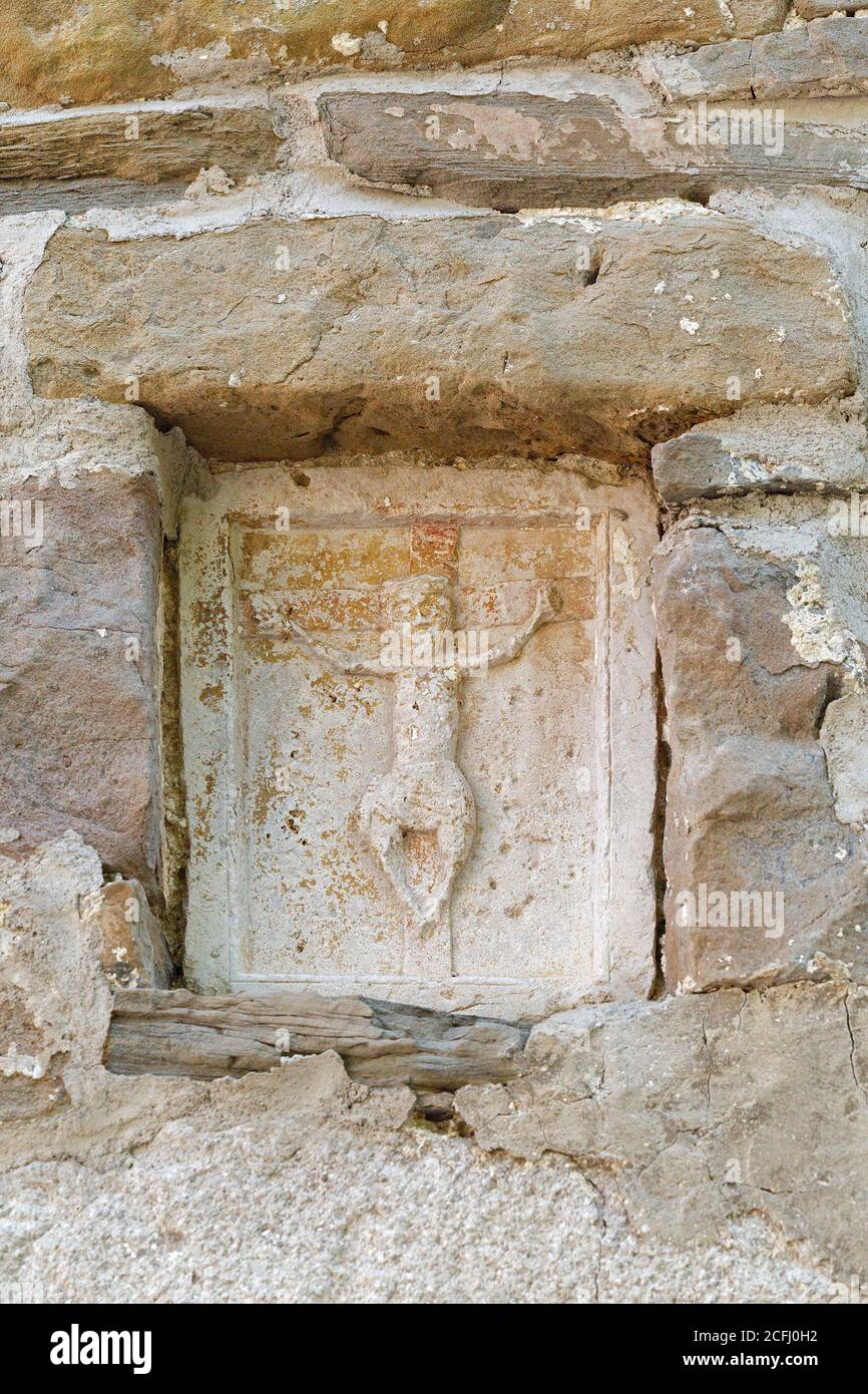 old relief, Roc, Istria, Croatia Stock Photo - Alamy