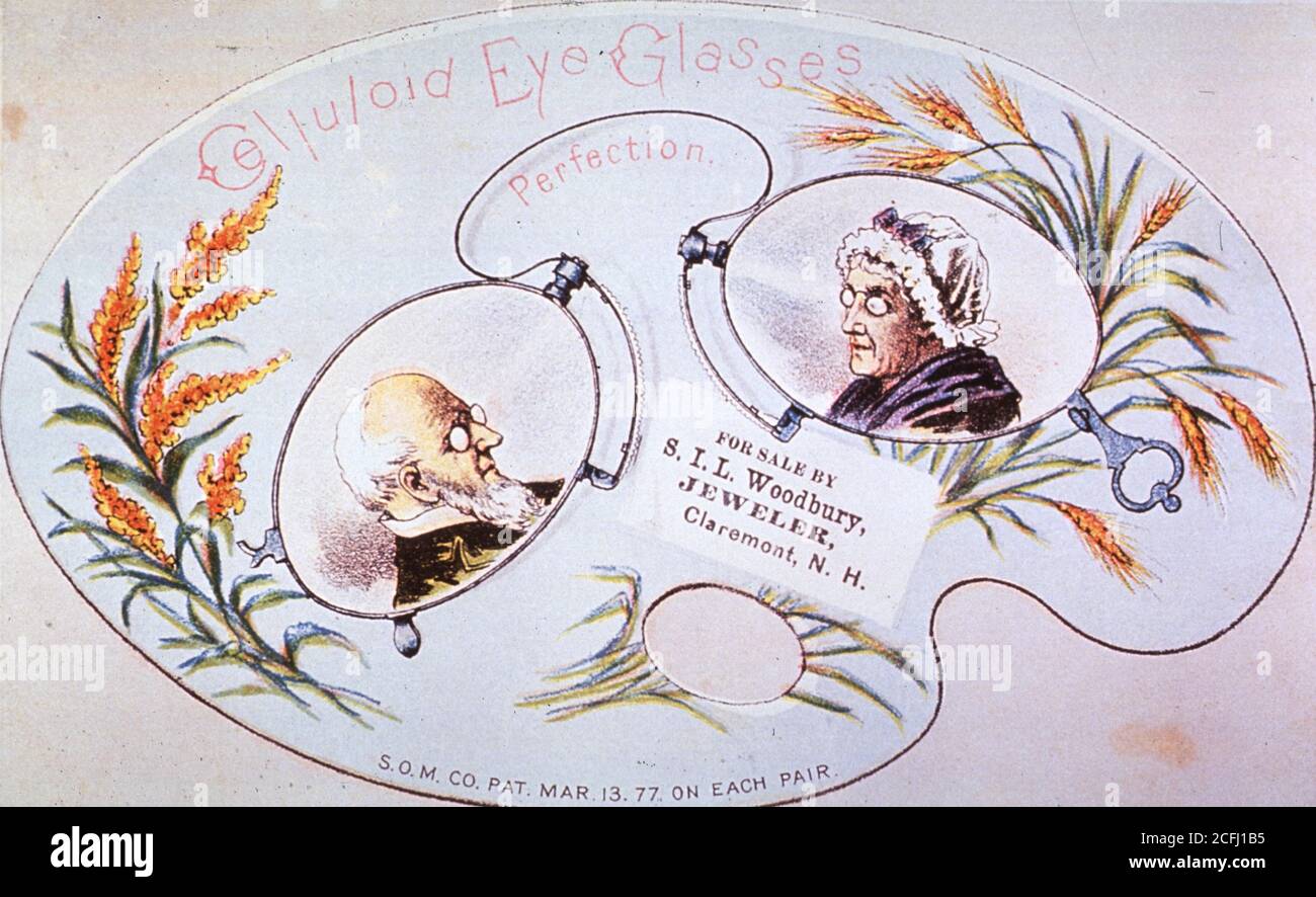 Celluloid Eye Glasses High Resolution Stock Photography and Images - Alamy