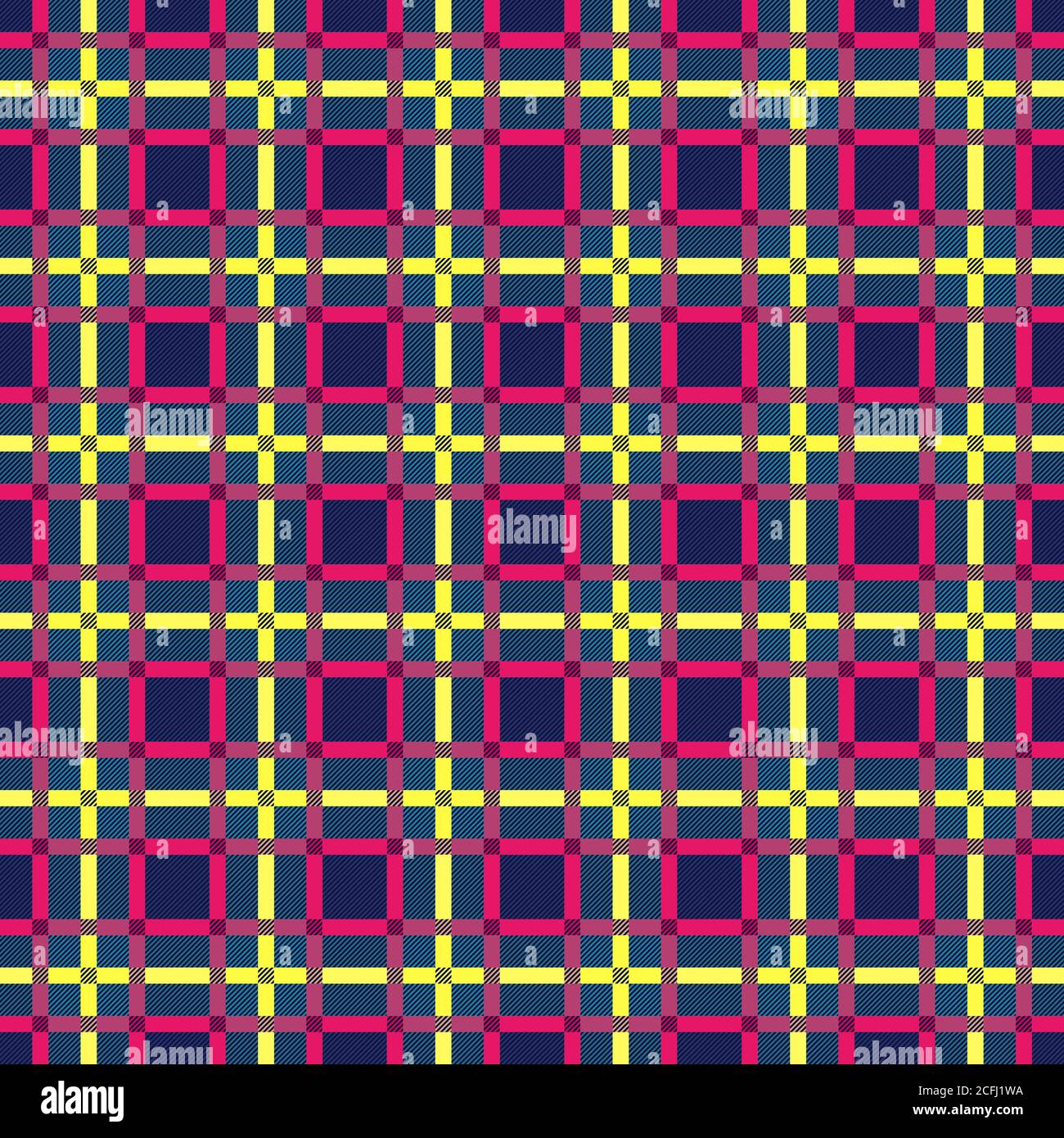 Seamless rectangular vector contrast pattern as a tartan plaid mainly ...