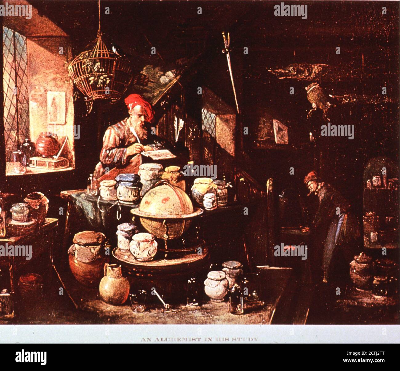 An alchemist in his study hi-res stock photography and images - Alamy