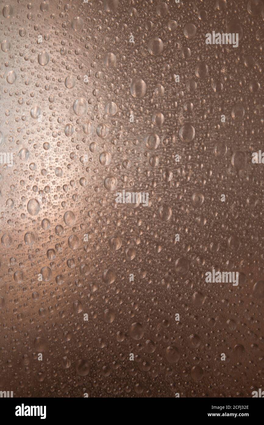 rough plastic surface with synthetic water drops illuminated Stock ...