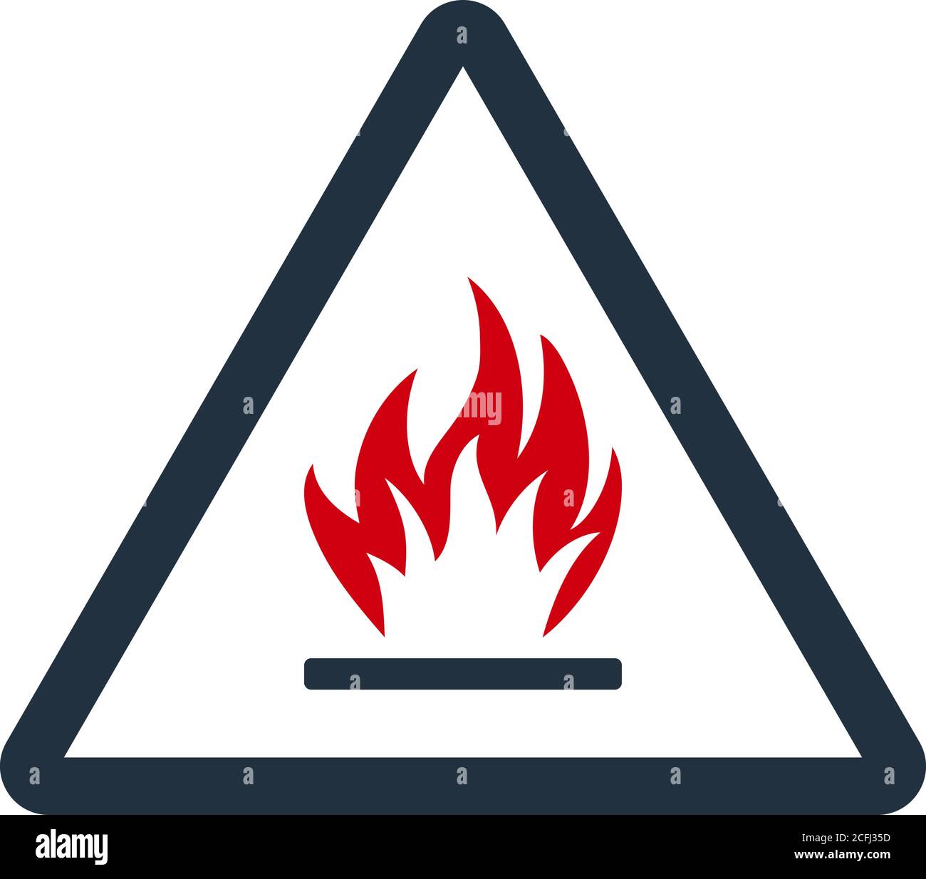 Flammable hazard zone Cut Out Stock Images & Pictures - Alamy