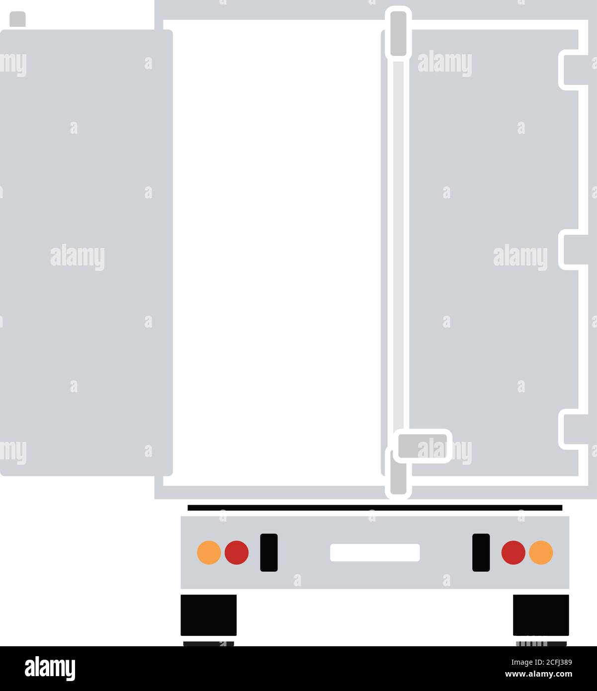 Back rear truck door Cut Out Stock Images & Pictures - Alamy