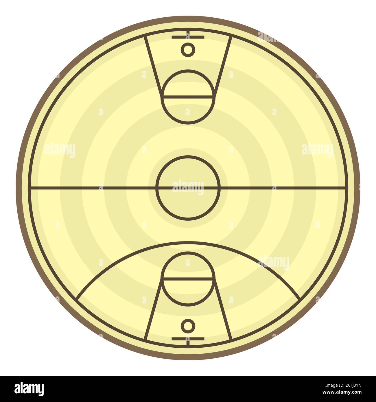 Basketball court floor plan hi-res stock photography and images - Alamy
