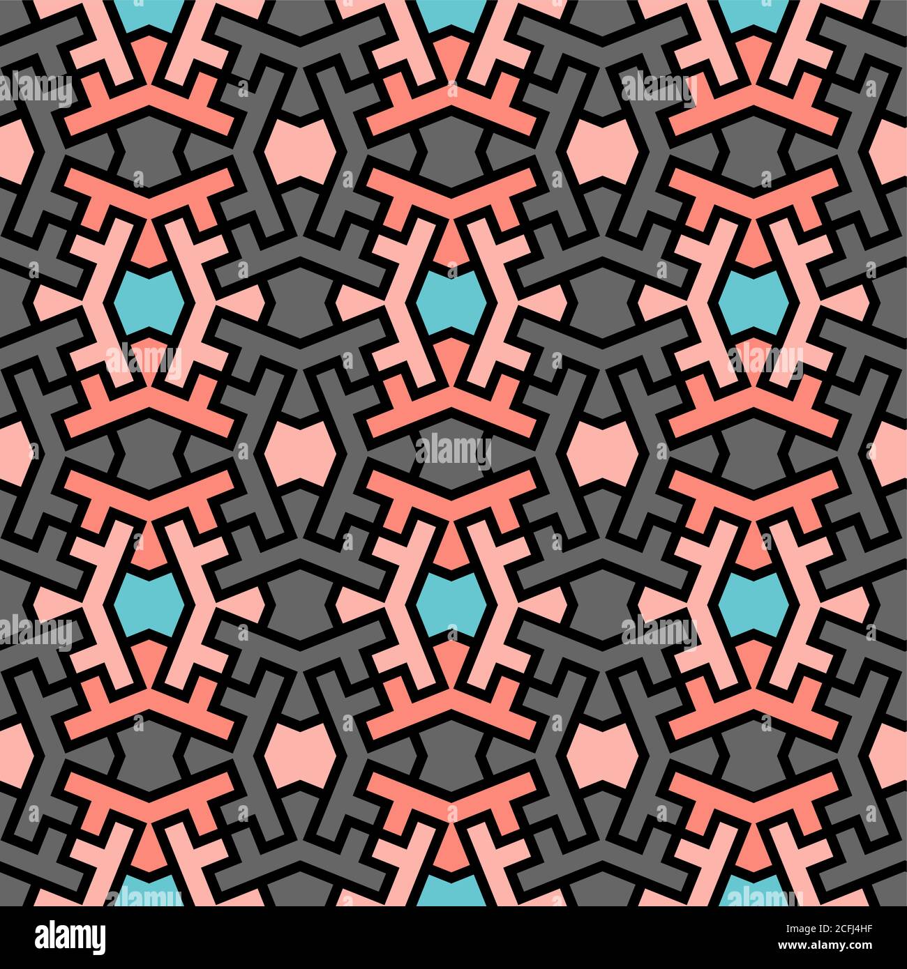 Iranian color mix vector pattern. Seamless geometric repeating texture ...
