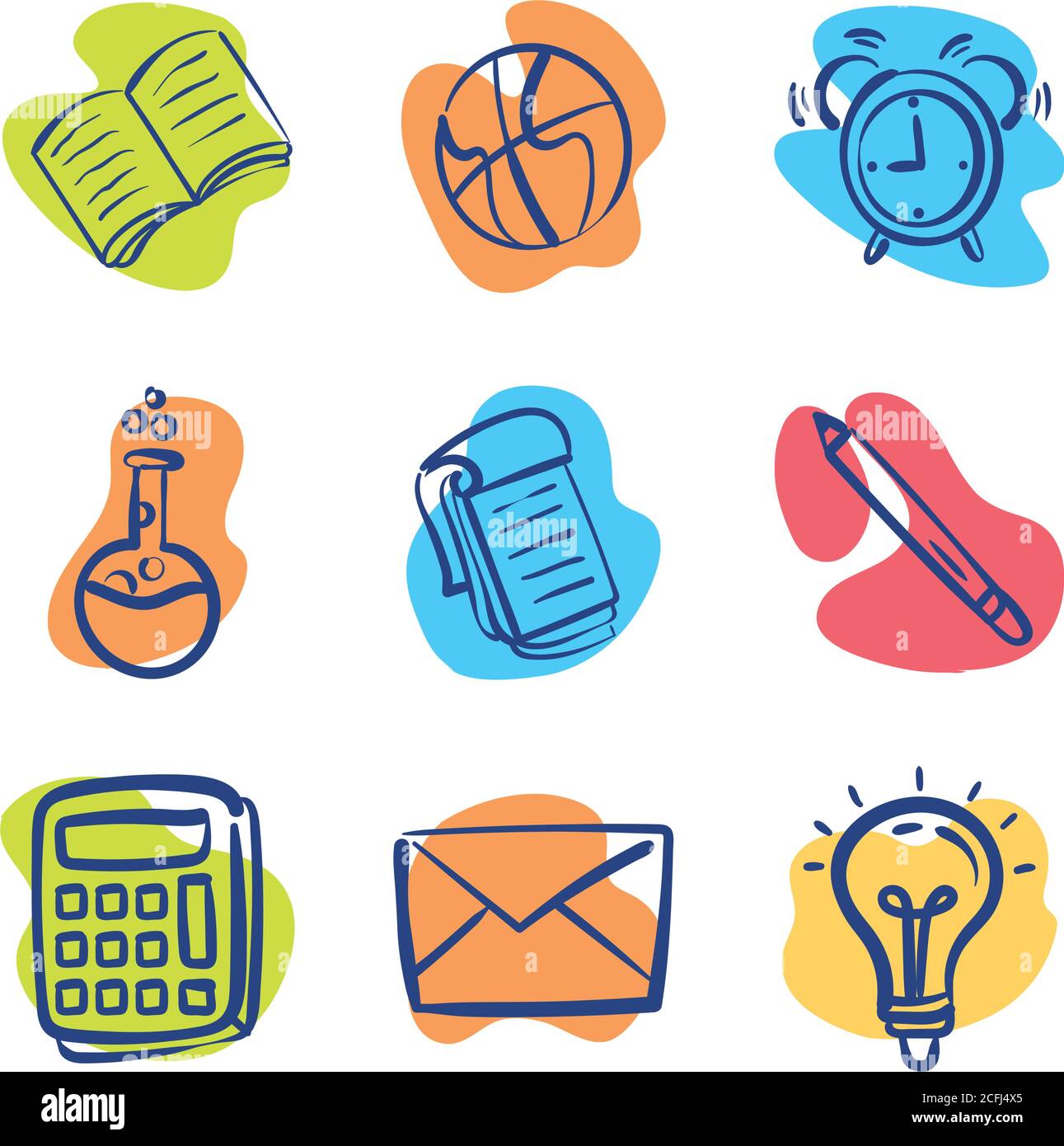 Nine item Stock Vector Images - Alamy