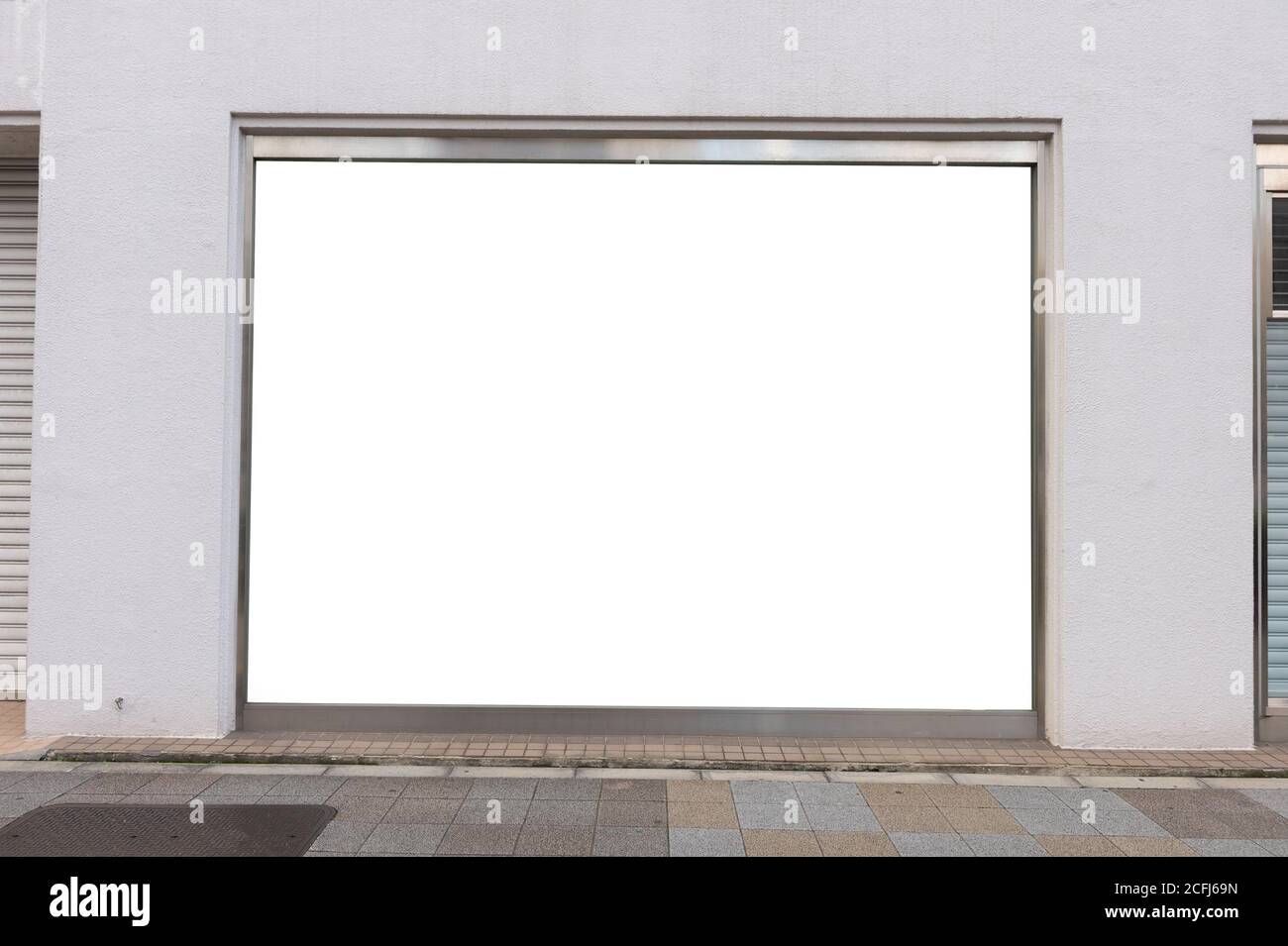 Shop Boutique Store Front with Big Window and Place for Name Stock ...