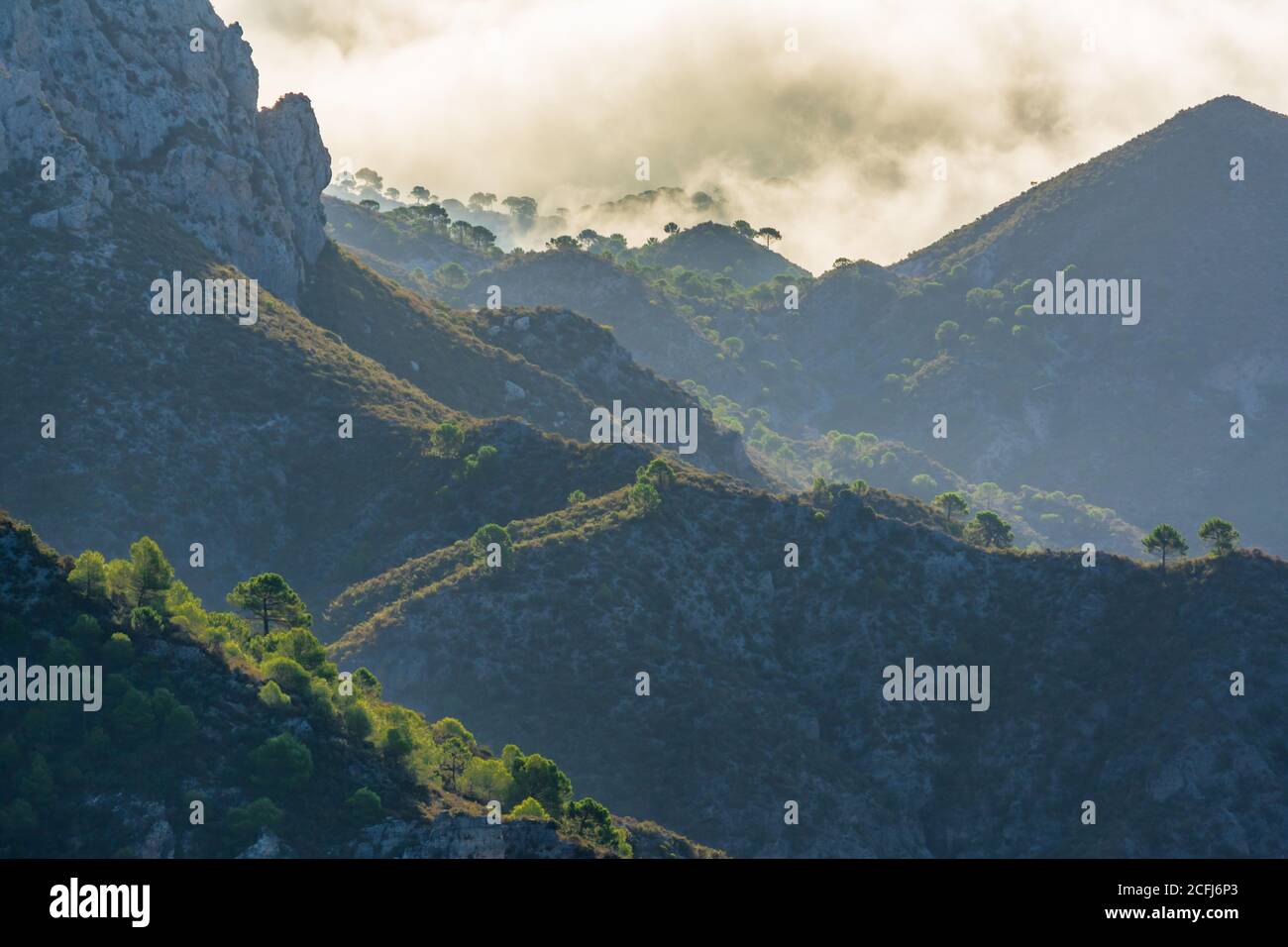 Clouds covering landscape hi-res stock photography and images - Alamy