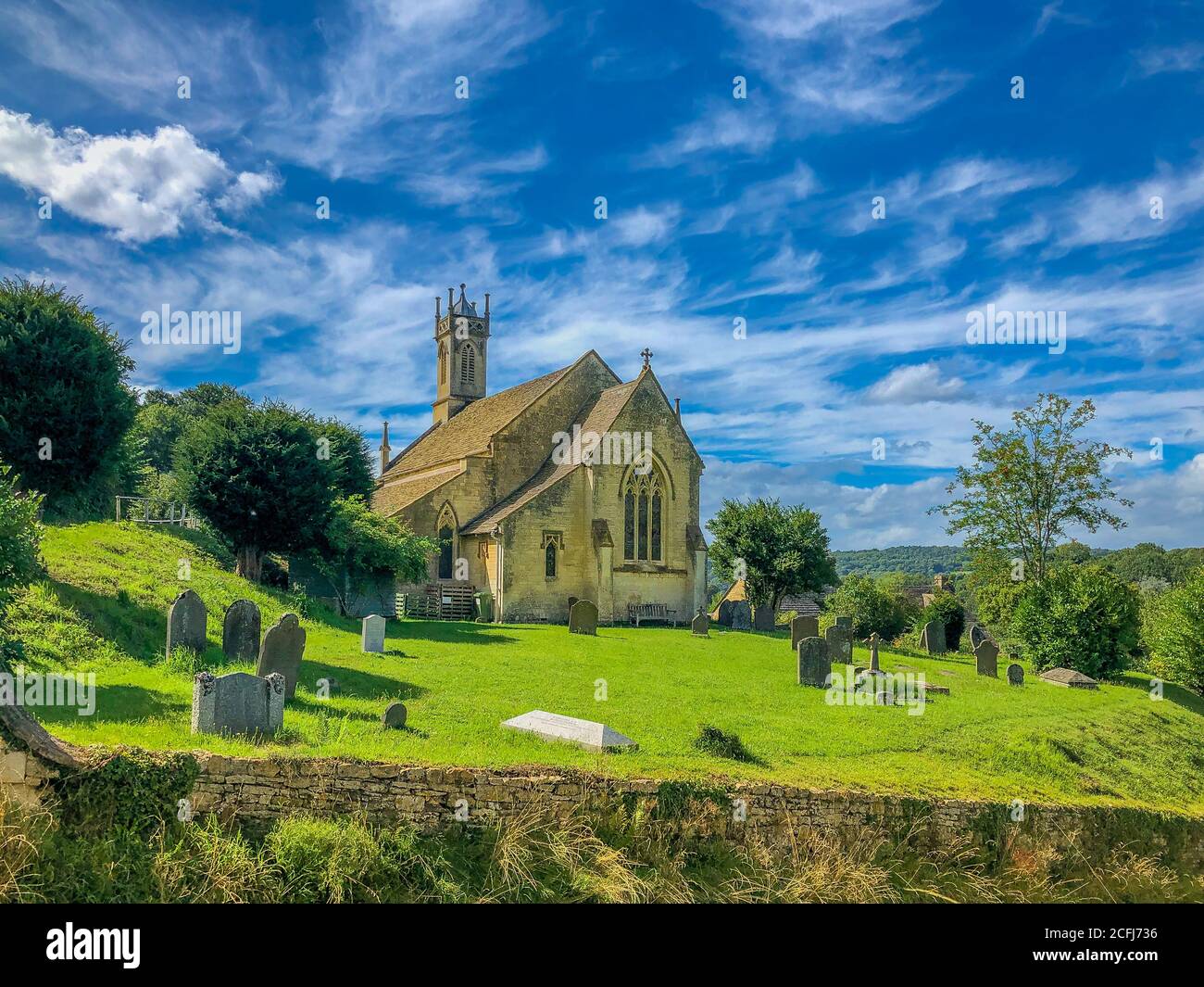 St John the Apostle church, Sheepscombe, Gloucestershire Stock Photo ...