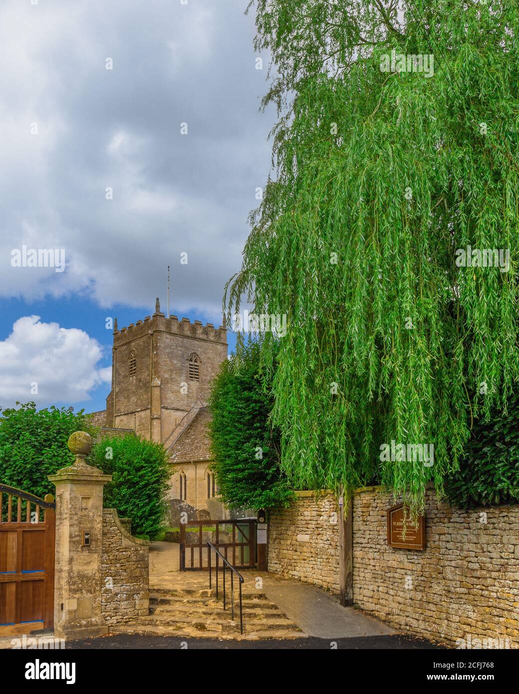 St John the Baptist Church, Great Rissington, Gloucestershire Stock ...