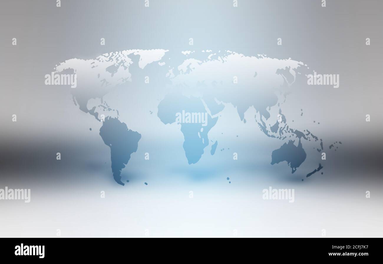 Abstract computer graphic world map hi-res stock photography and images ...
