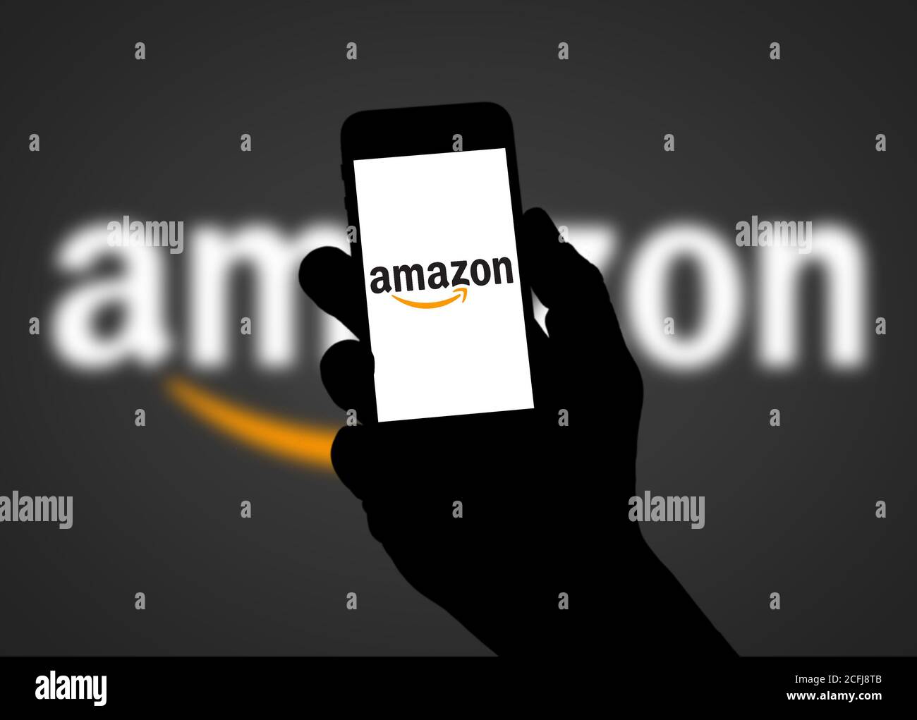 Amazon app logo hi-res stock photography and images - Alamy