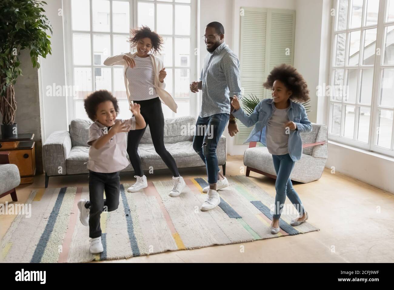 Children Dancing To Music