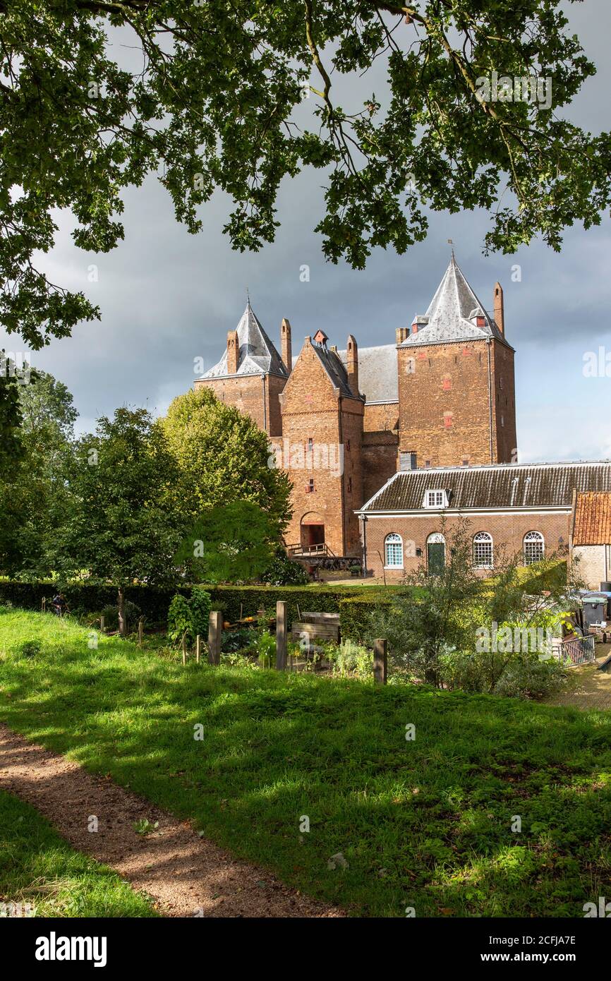 The Netherlands, Poederoijen, Zaltbommel, Castle called Loevestein ...