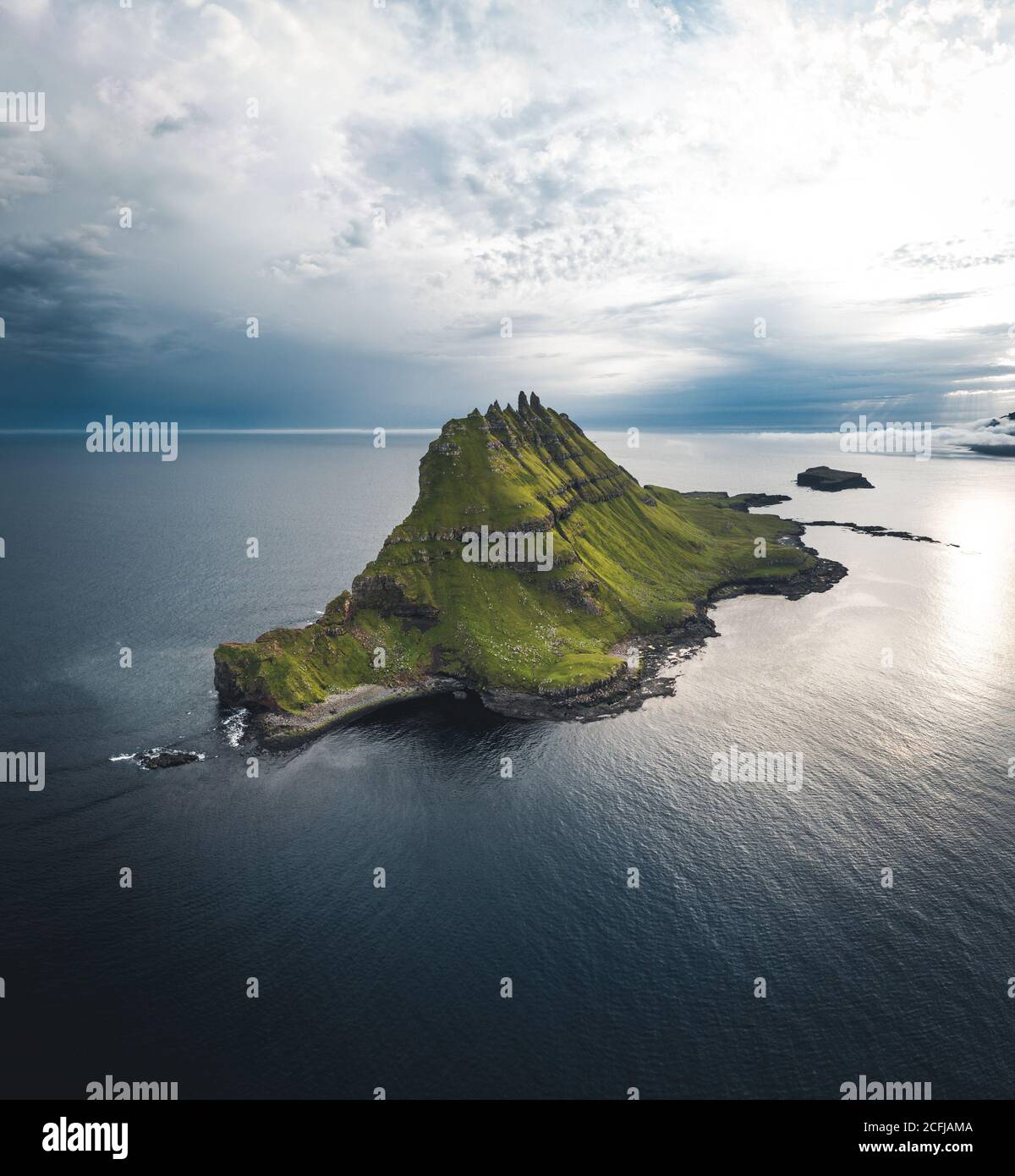 Aerial faroe island hi-res stock photography and images - Alamy