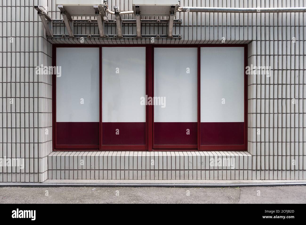 Shop Boutique Store Front with Big Window and Place for Name Stock ...