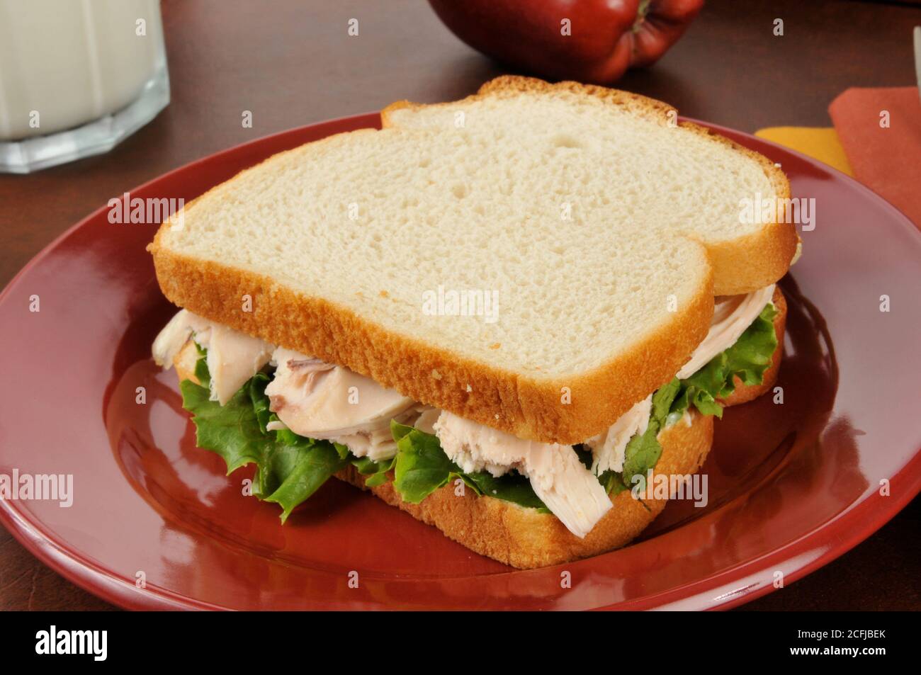 Sandiwch and fruit hi-res stock photography and images - Alamy