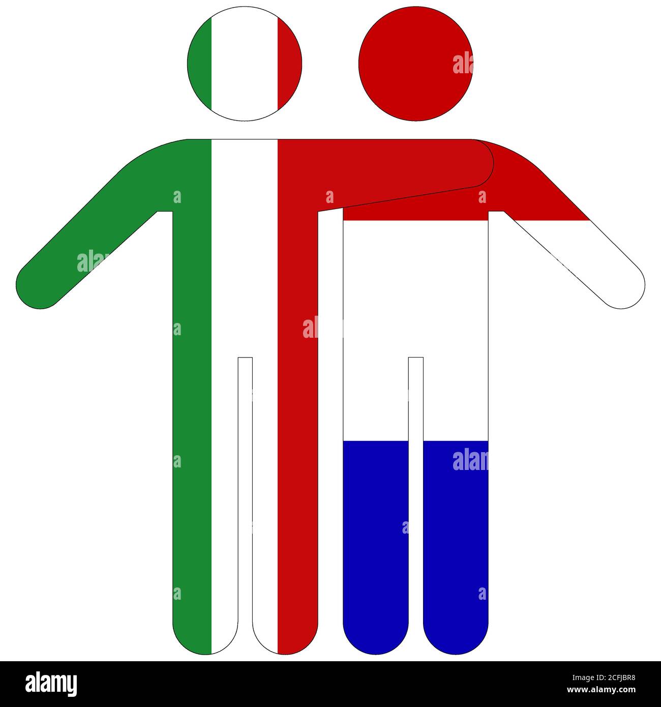 Netherlands italy Cut Out Stock Images & Pictures - Alamy