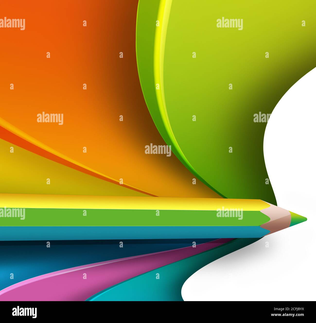 Waves pencil hi-res stock photography and images - Alamy