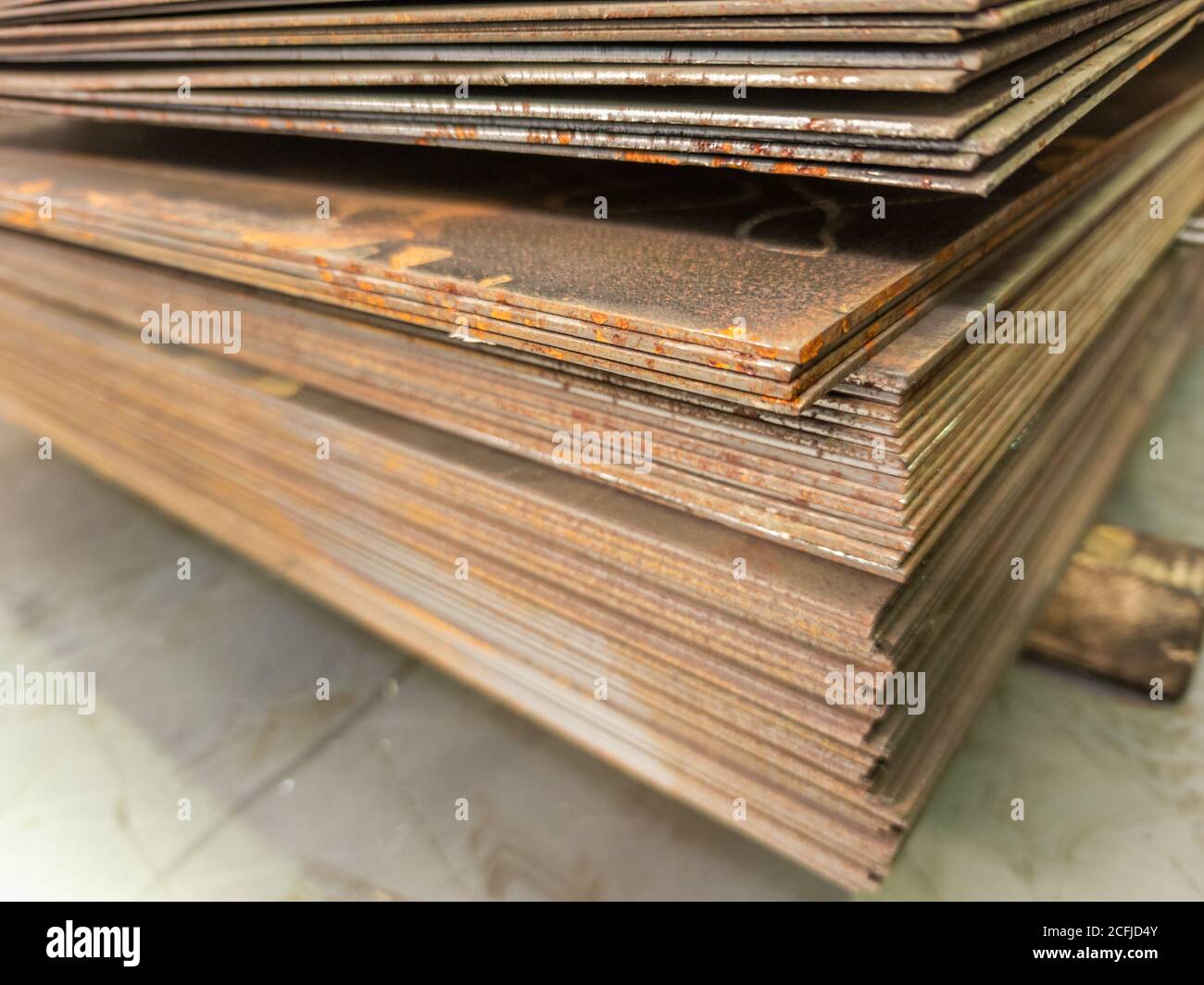 Stack rusted sheet metal hi-res stock photography and images - Alamy