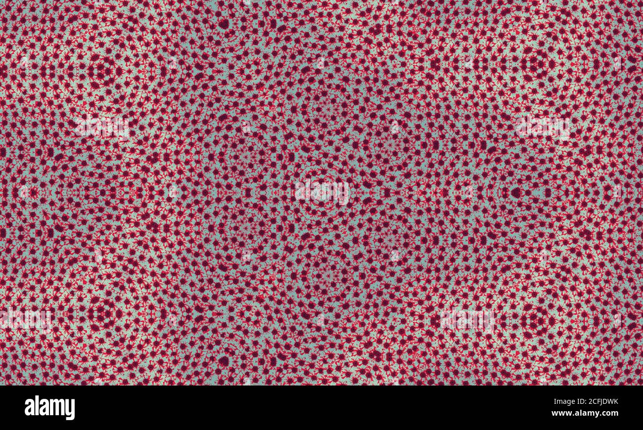 Illustration of small red patterns repeated on a plain background Stock ...