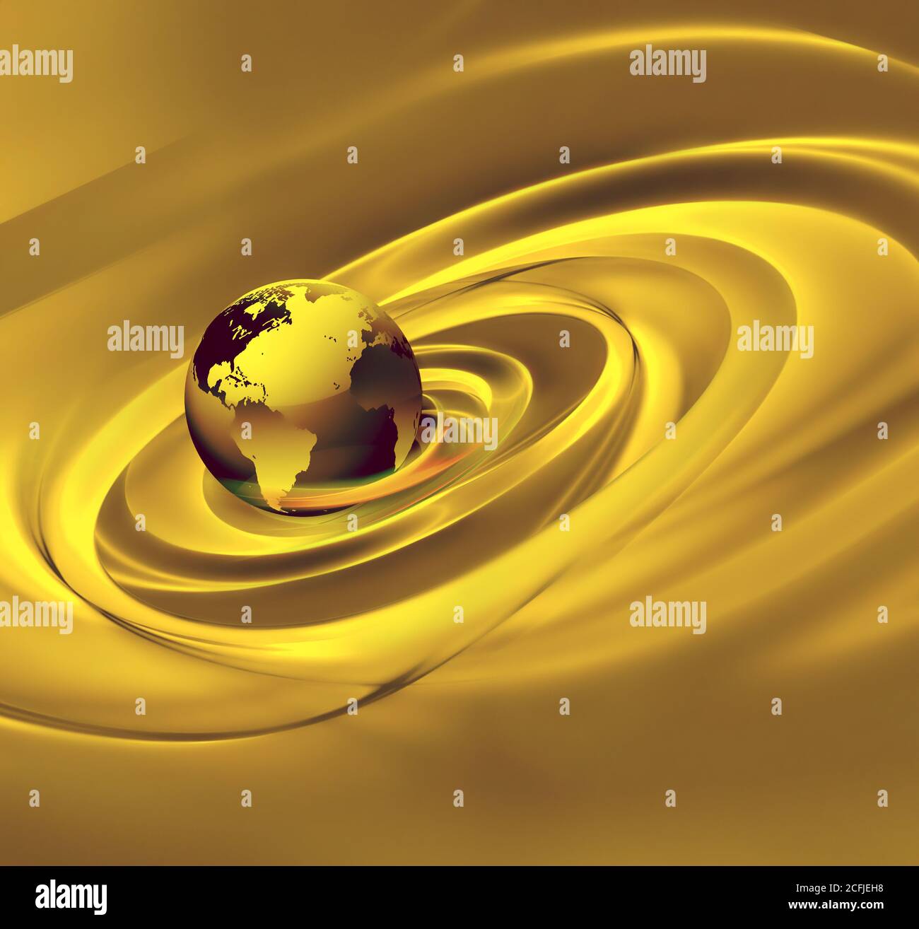 World gold map global hi-res stock photography and images - Alamy