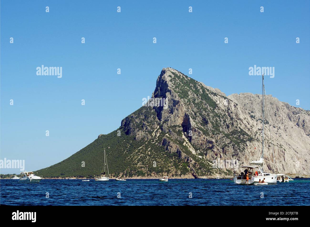 Sardinia tavolara island view hi-res stock photography and images - Alamy