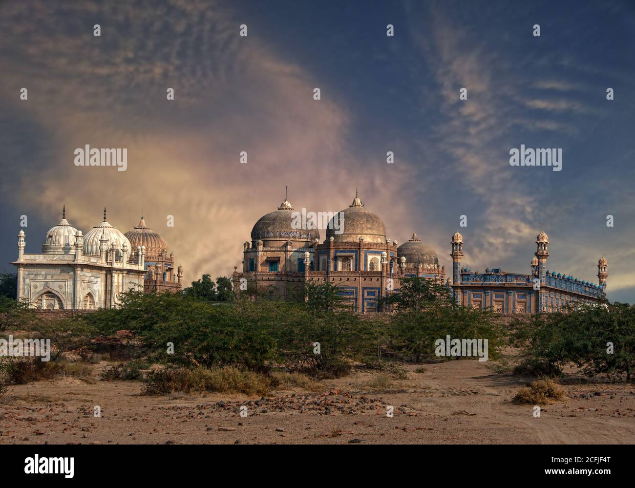 forts and castles in desert of Pakistan Stock Photo - Alamy