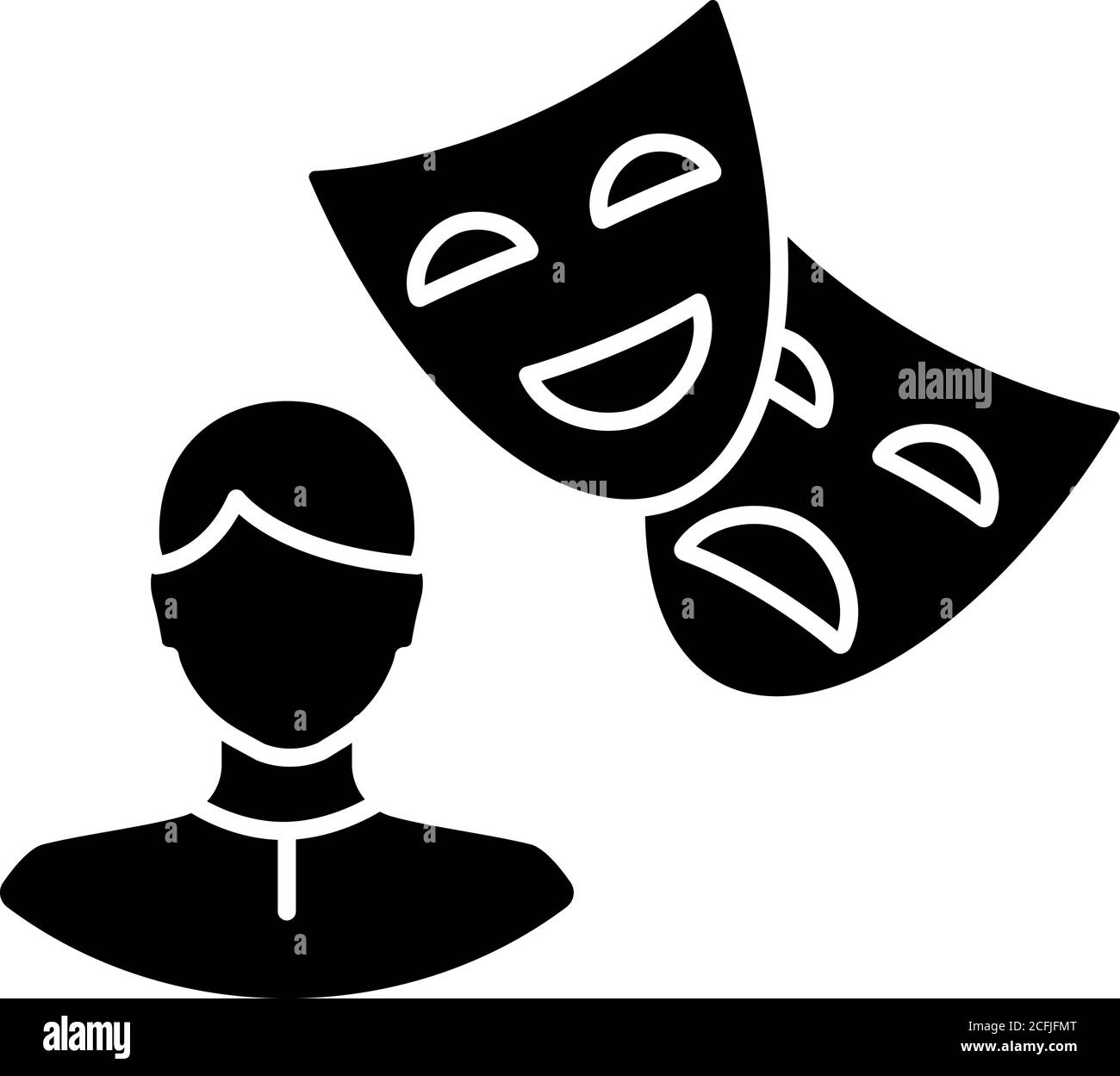 Actor On Stage Silhouette