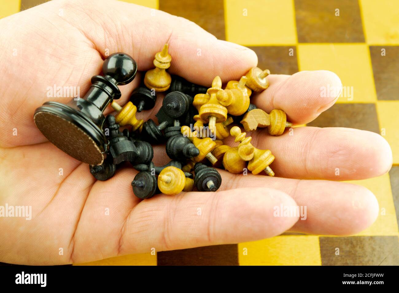 Big wooden chess pawn hi-res stock photography and images - Alamy