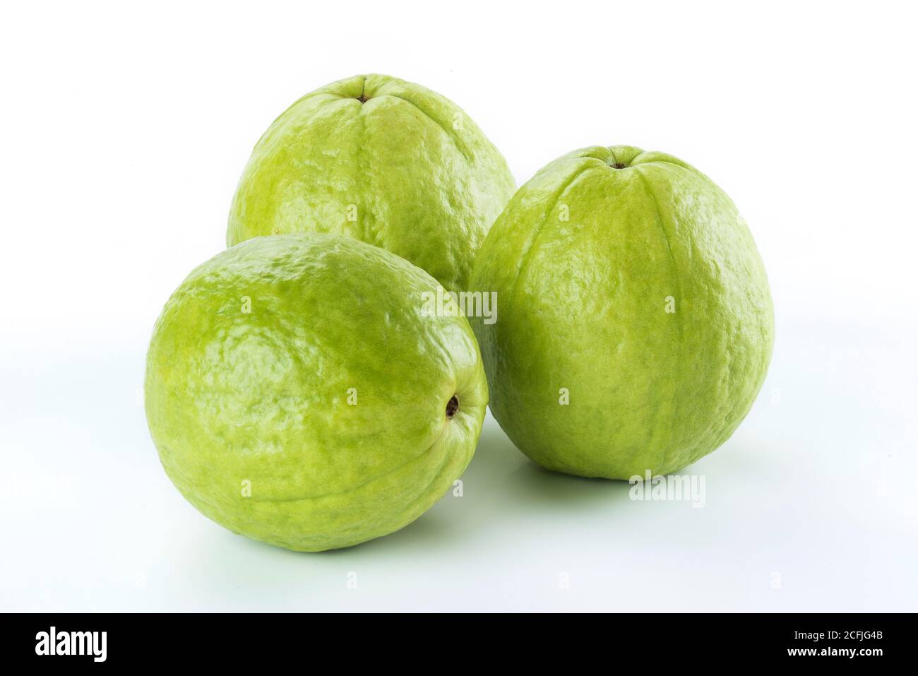 Big Guava isolated on white background Stock Photo - Alamy