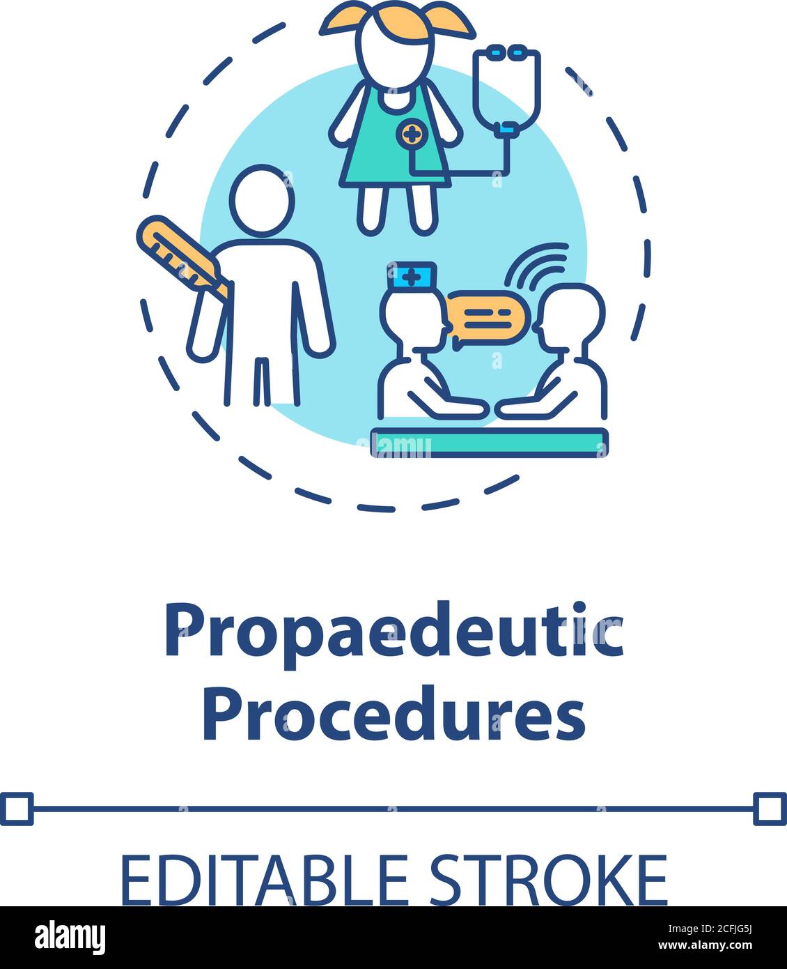 Propaedeutic procedures concept icon Stock Vector Image & Art - Alamy