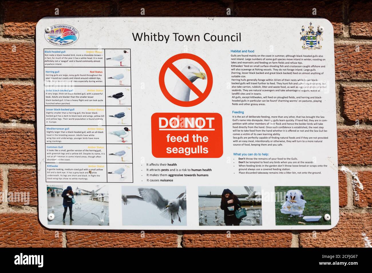 Council warning sign hi-res stock photography and images - Alamy