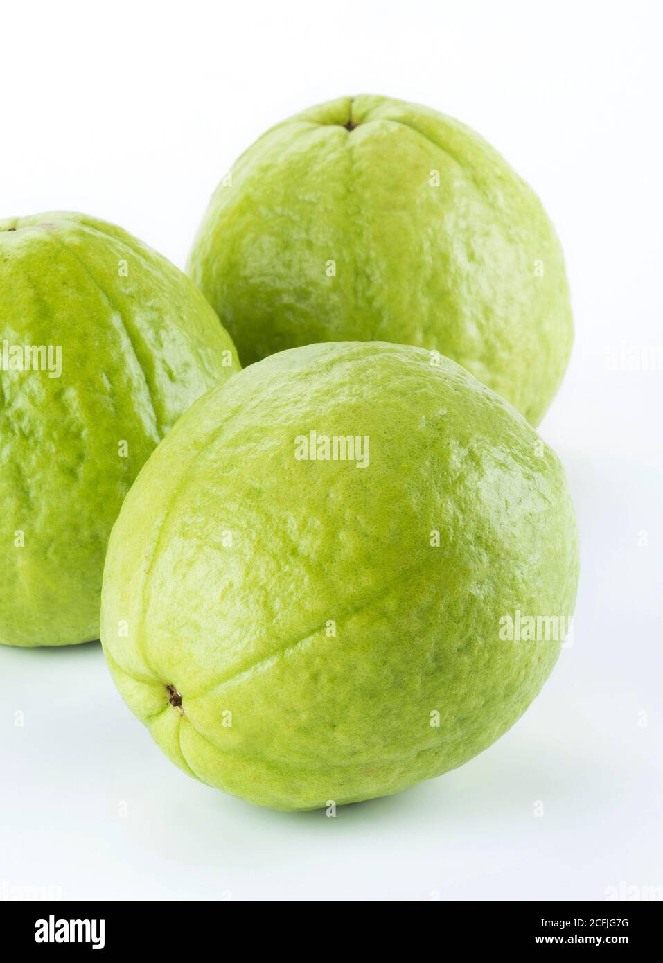 Big Guava isolated on white background Stock Photo - Alamy