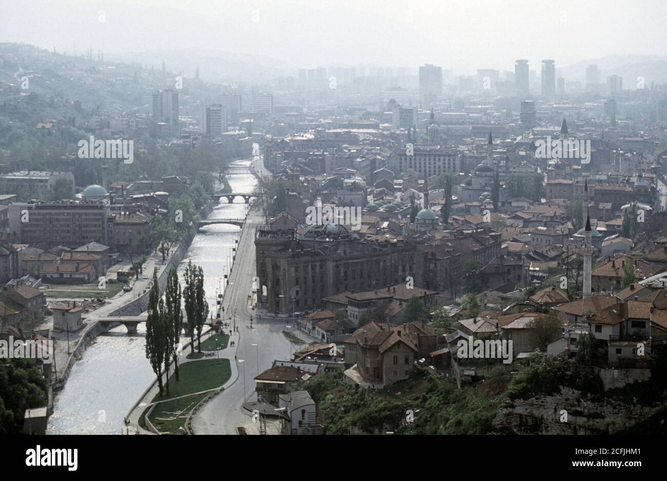 27th April 1994 During the Siege of Sarajevo: the view from Jajce ...