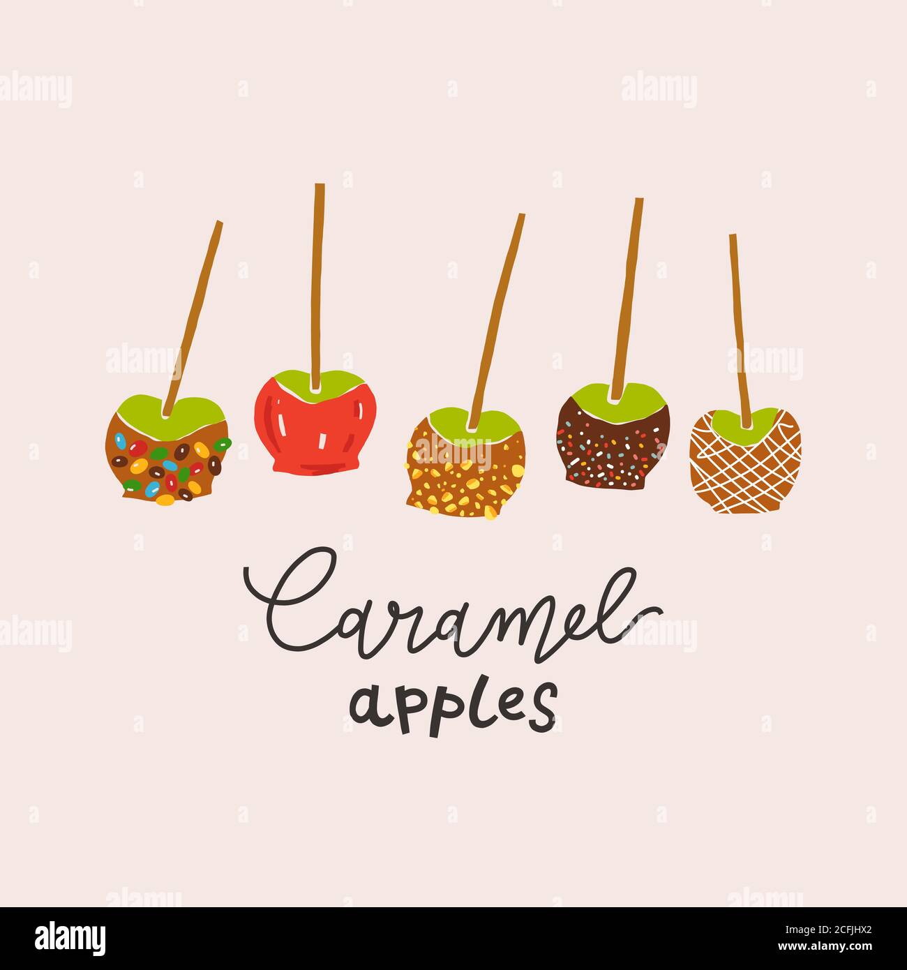 Taffy on a stick Stock Vector Images - Alamy