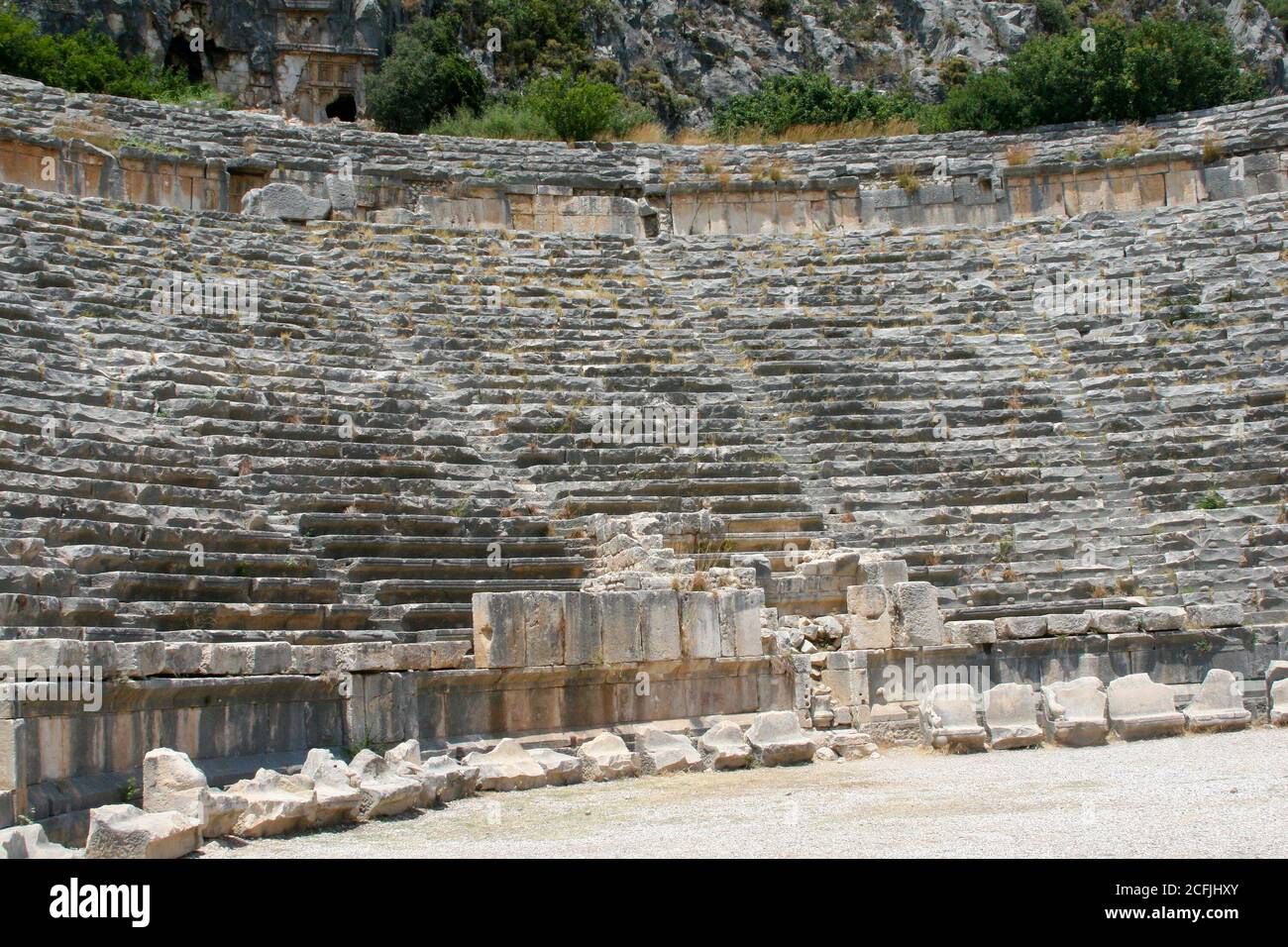 circus, the amphitheater in Demre, Turkey Stock Photo - Alamy