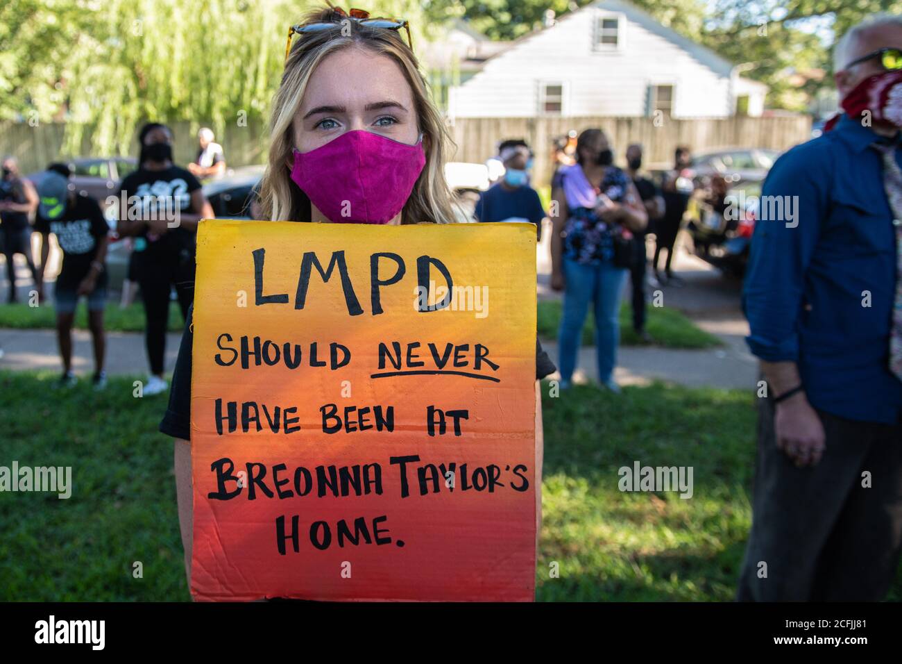 Derby day protest hi-res stock photography and images - Alamy