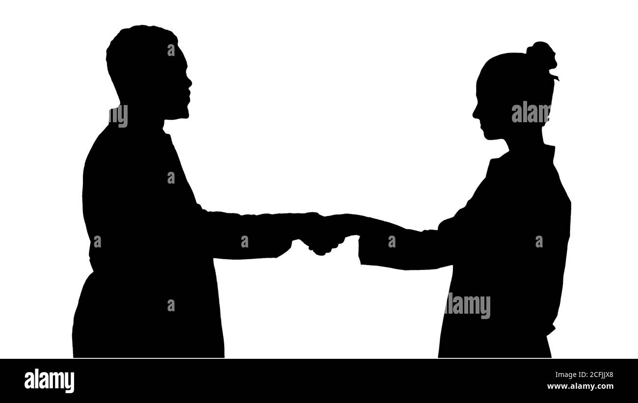 Young male female doctor Black and White Stock Photos & Images - Alamy