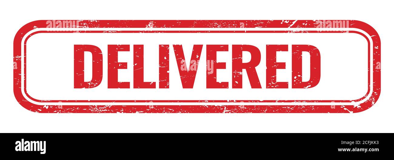Delivered stamp sign seal hi-res stock photography and images - Alamy