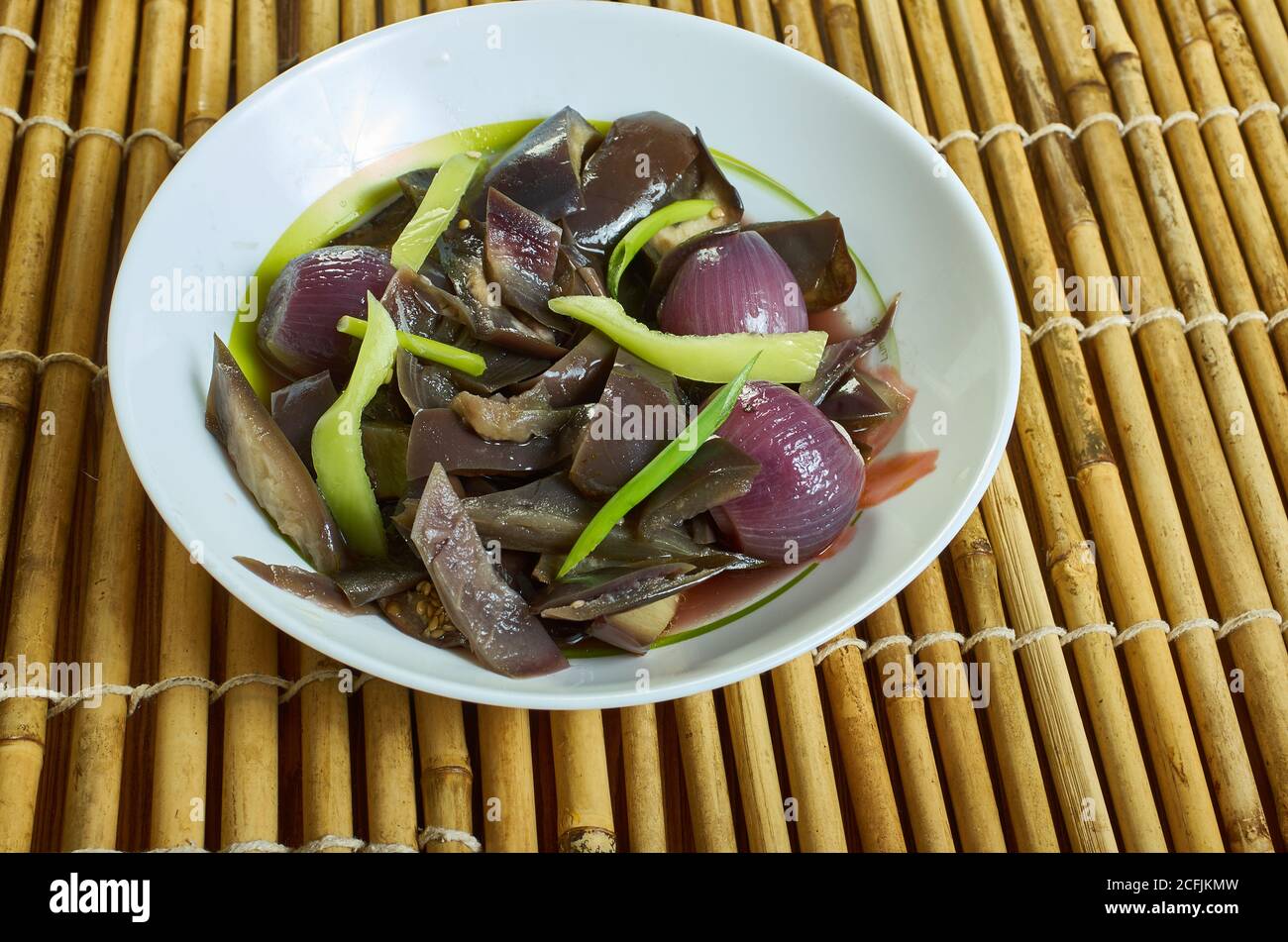 Sri Lankan Wambatu moju - Brinjal pickle Stock Photo - Alamy