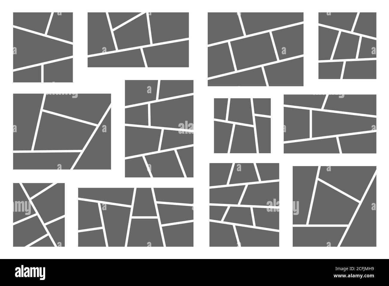 Art collage modern design Black and White Stock Photos & Images - Alamy