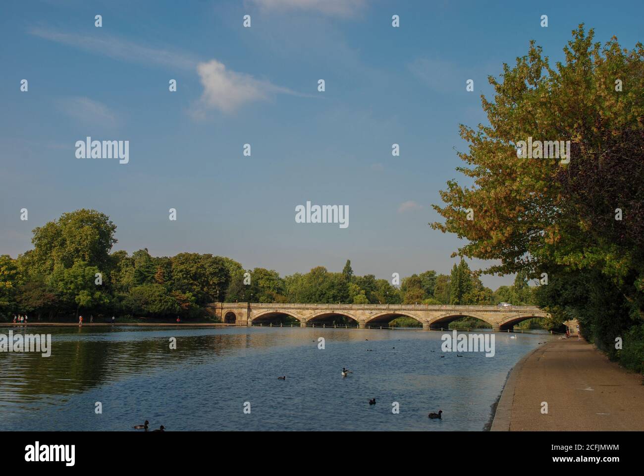 The picturesque Serpentine in Hyde Park, London Stock Photo - Alamy