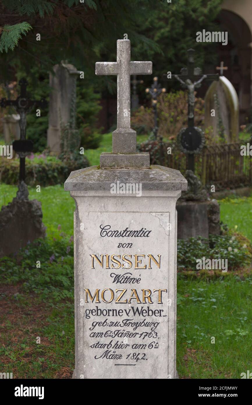St. Sebastian Cemetery, Salzburg, Austria Stock Photo - Alamy