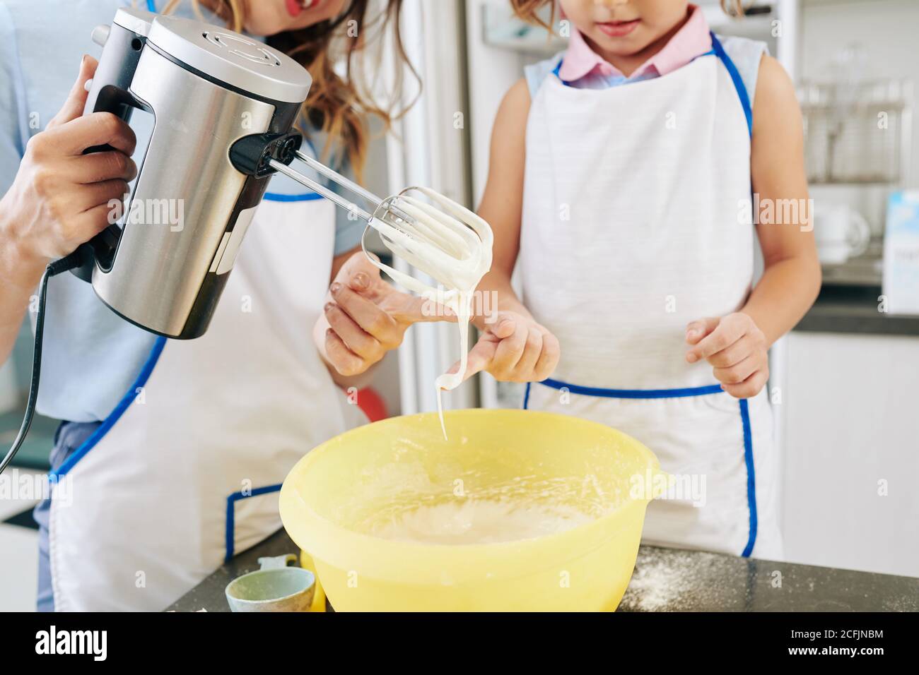 Girl pouring cream hi-res stock photography and images - Alamy